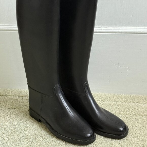 Winner | Shoes | Winner Black Tall Boots Size 8 Made In Israel Rain Or ...